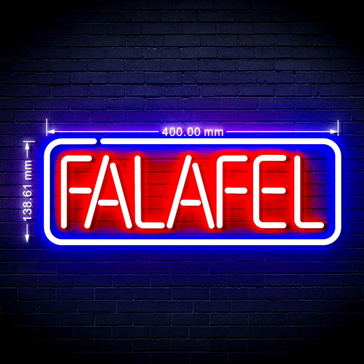 16" Falafel Flex Silicone LED Sign (Neon-Style, LED Technology) — LED ...