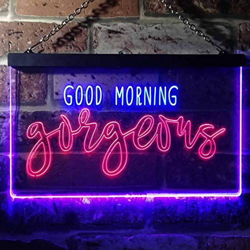 Buy Good Morning Gorgeous LED Neon Light Sign — LED Gift Works