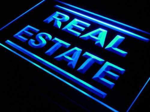 Buy Real Estate LED Neon Light Sign — LED Gift Works